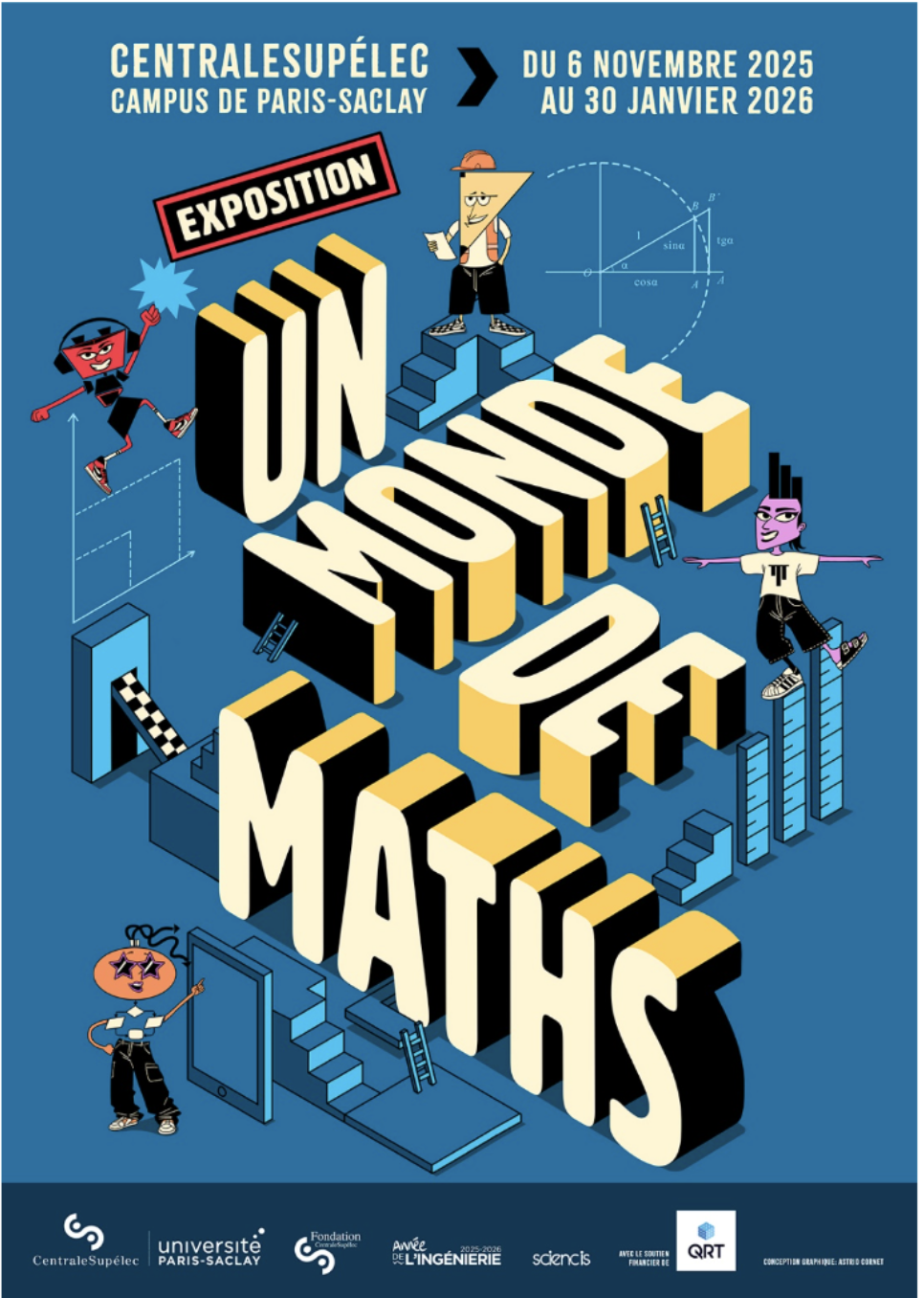 Exposition "Un monde de maths" | CentraleSupélec