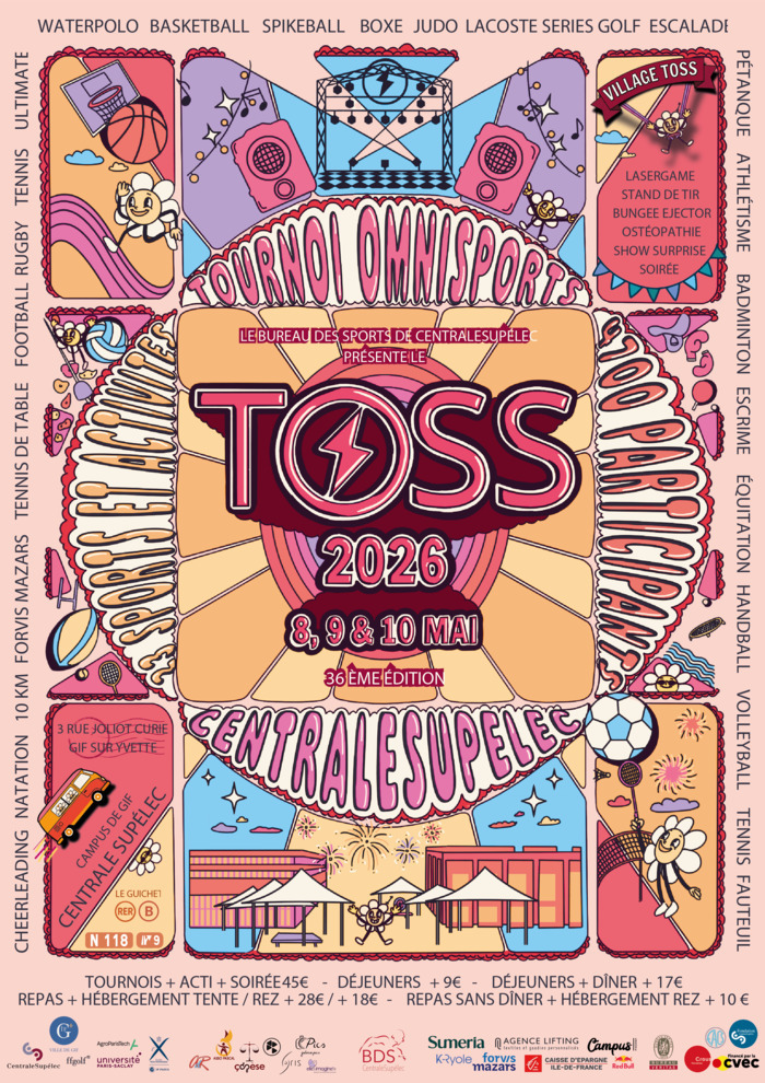 Le TOSS, grand tournoi omnisports étudiant | CentraleSupélec